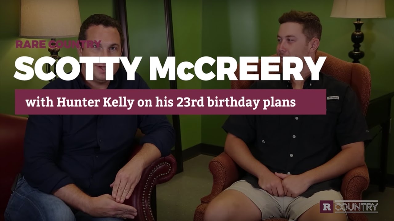 Scotty McCreery with Hunter Kelly on his Birthday Plans - YouTube