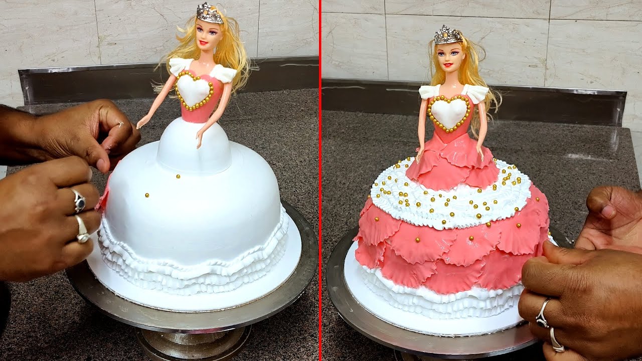 💃Barbie Doll Cake | New Barbie Doll Cake Decorating | Doll Cake | Girls ...