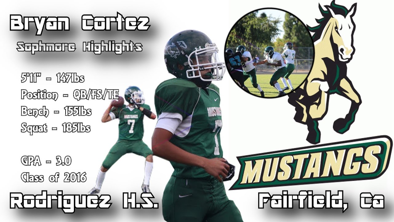 Bryan Cortez- QB/FS/TE- JV Highlights Rodriguez H. - YouTube