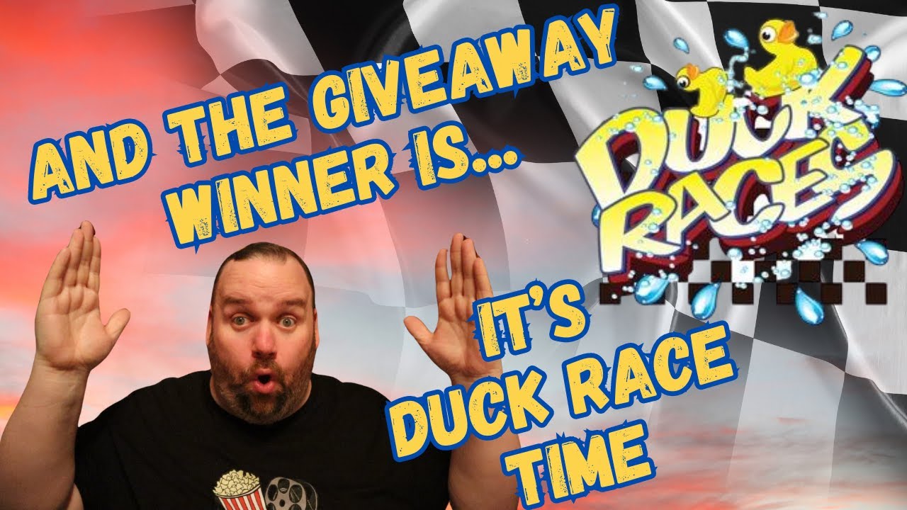 GIVEAWAY WINNER IS... DUCK RACE TIME!!! - YouTube