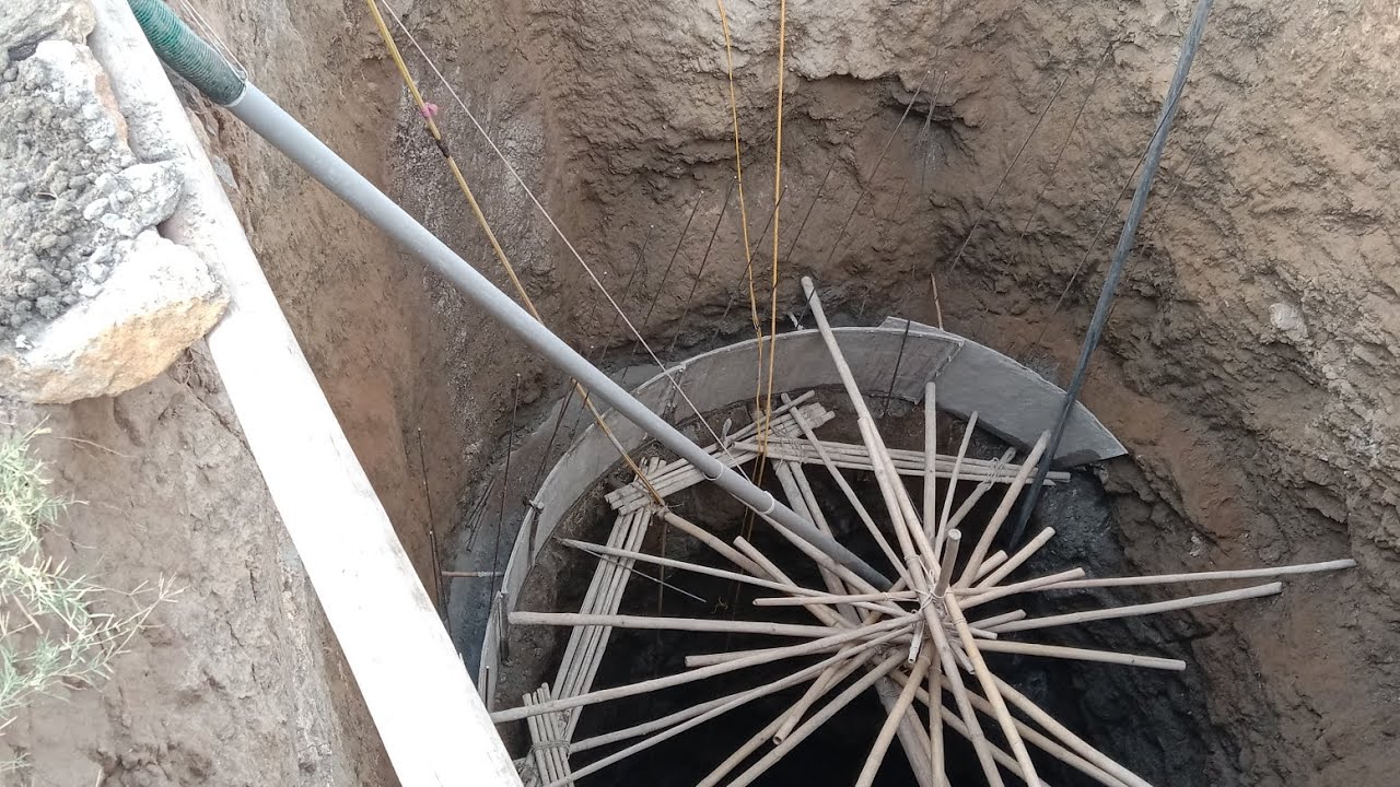 RCC से कुवे की बंधाई, 3 feet farma #ARKEER - YouTube