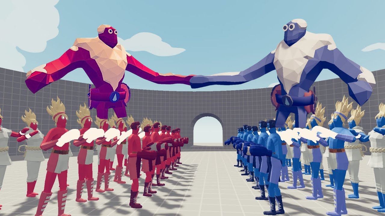 RED and BLUE TOURNAMENT - Totally Accurate Battle Simulator TABS TABS ...