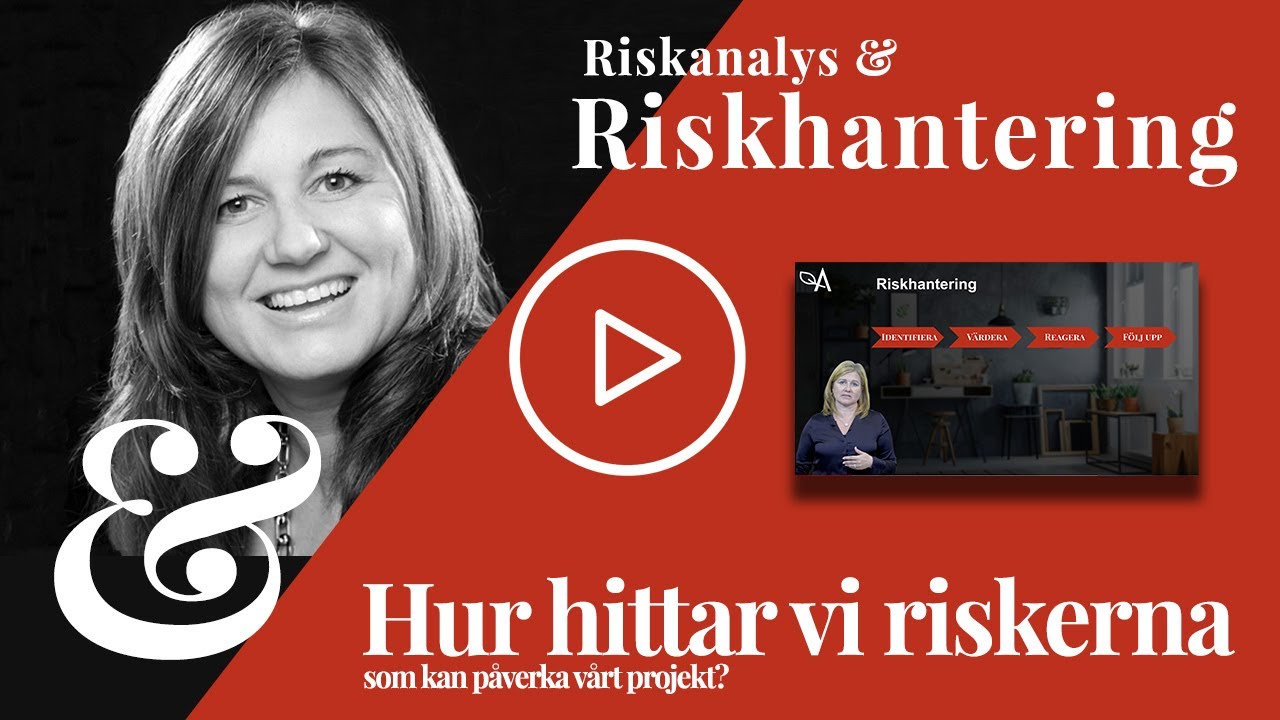 Riskanalys och Riskhantering i projekt - YouTube