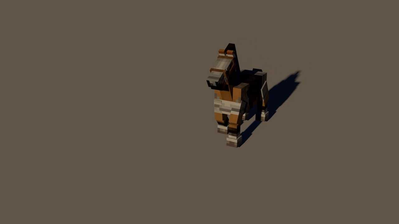 Horse- Minecraft Rig Test - YouTube