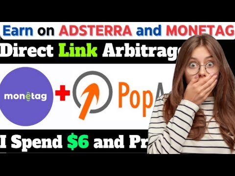 Monetag ad Network Direct Link Arbitrage I Spend $5 and Profit ...