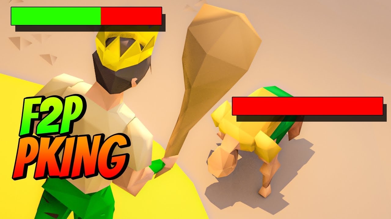 Risking Hill Giant Clubs In F2P PKing #osrs - YouTube