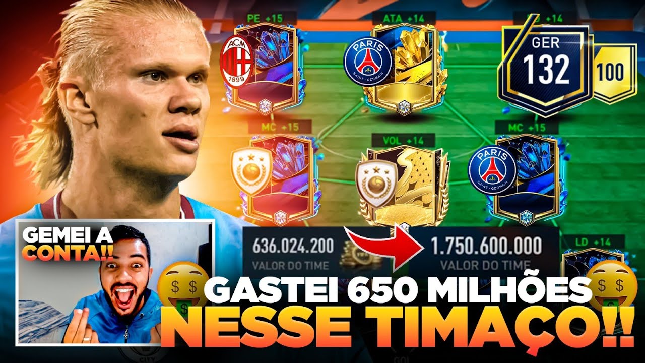 TOP! 😱 GEMEI E UPEI CONTA DO INSCRITO INICIANTE C/ 650 MILHÕES 🔥 | TIME ...