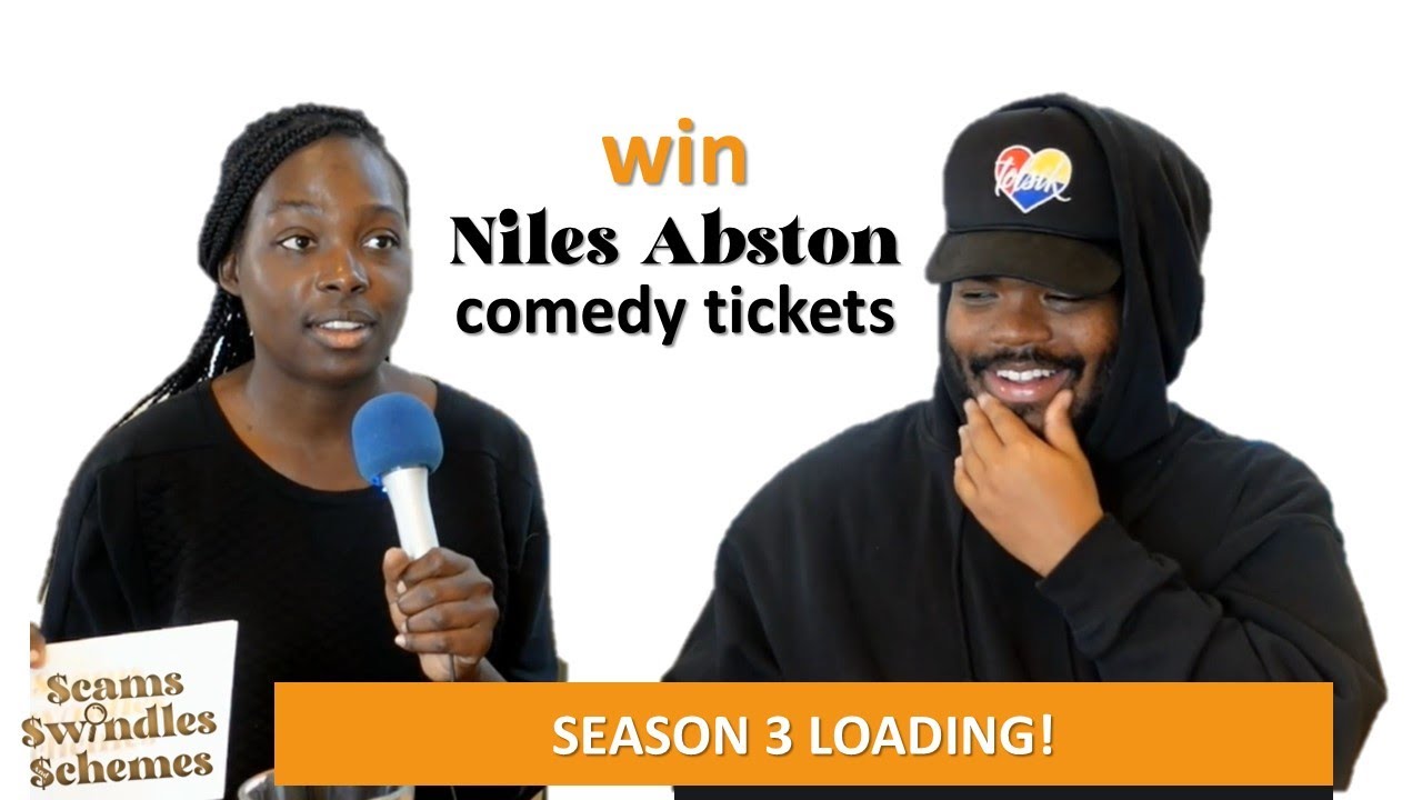 GIVEAWAY - See Niles Abston live - #SCAMSSS is back! - YouTube