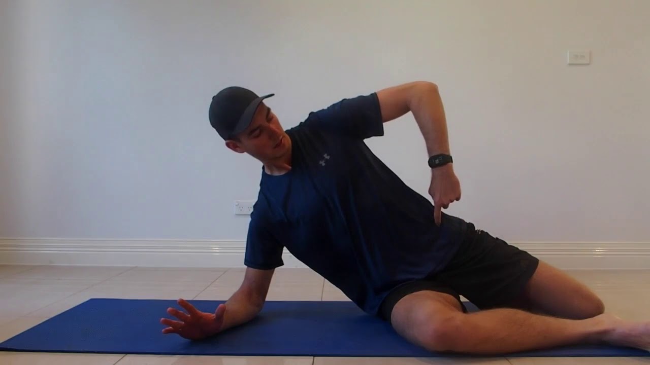 Side Lying Pelvic Rotation - YouTube