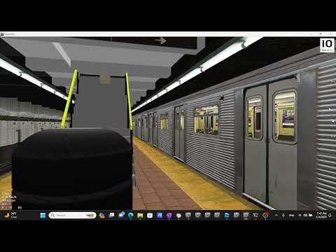 Openbve 2022 R32 Post GOH D Train Arriving & Departing at 125th Street - YouTube