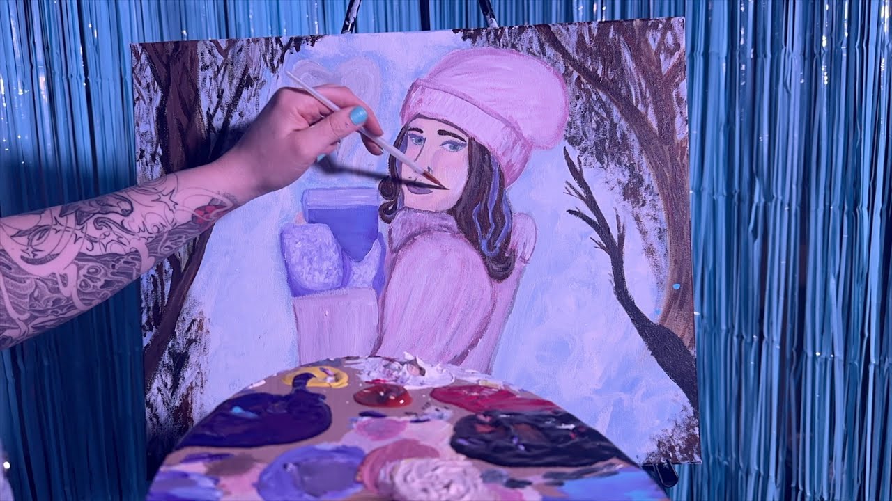 Painting the "Cut You Out" Cover Art - YouTube