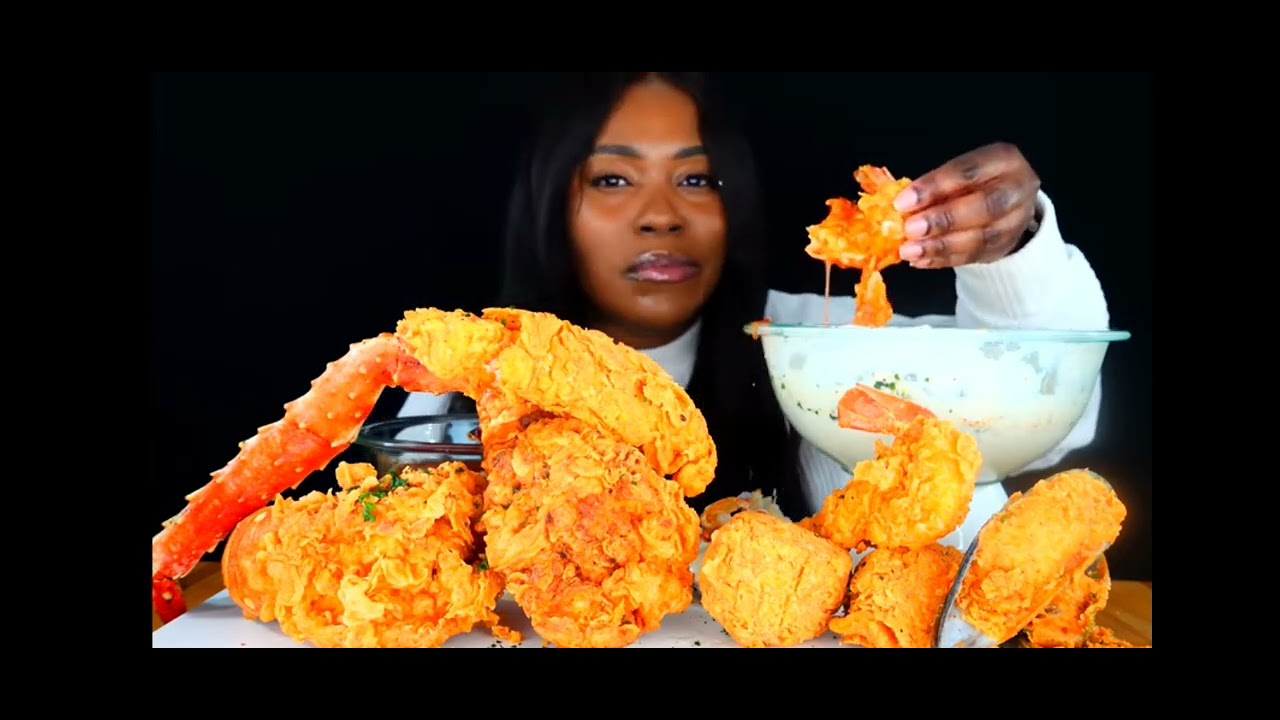 MUKBANG pescados y mariscos part 2 - YouTube