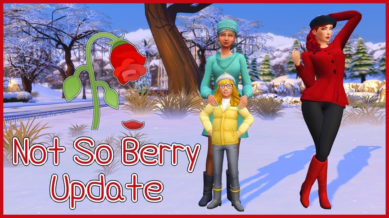 PRE-ROSE GENERATION UPDATE 🌹 || The Sims 4 || Not So Berry Challenge ...