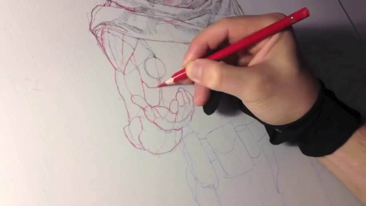 Valentin Sécher - Metabaron Drawing (Part 1 of 2) - YouTube