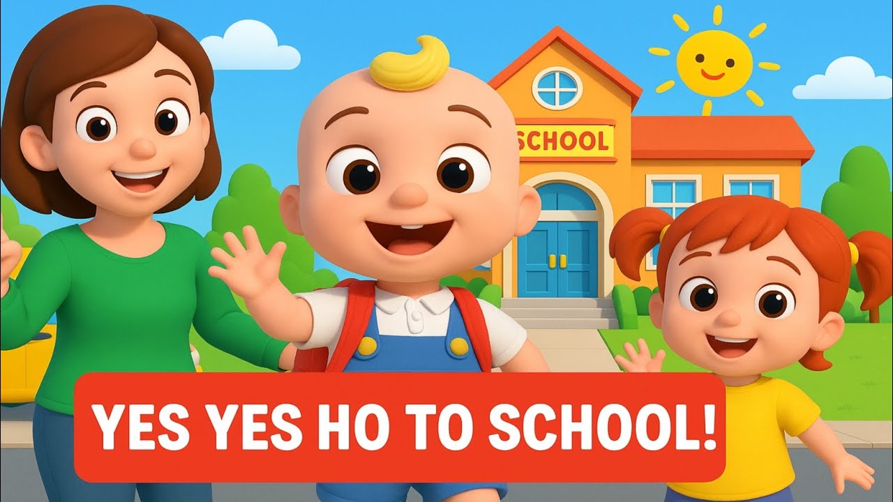 Yes Yes! Let's Go to School | Back to School Song for Kids ...