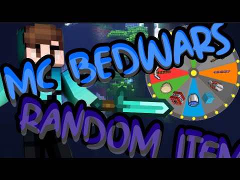 Using a SPINNING WHEEL to decide what items I use in Minecraft Bedwars ...