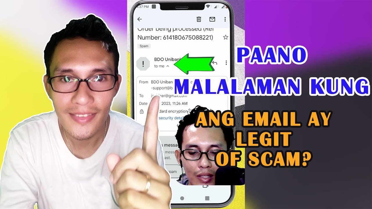 Paano malalaman kung ang email ay isang Legit or SCAM? - YouTube