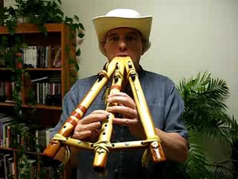 Triple Flute Improv #1 - More Native American-style Flute - YouTube