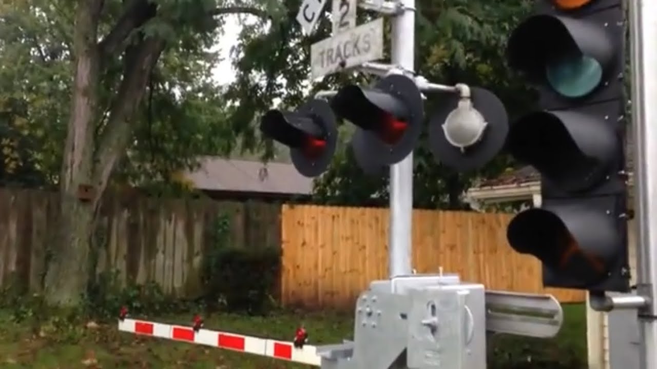 Ultimate Backyard Railroad Crossing Video #3: DIY Traffic Light ...