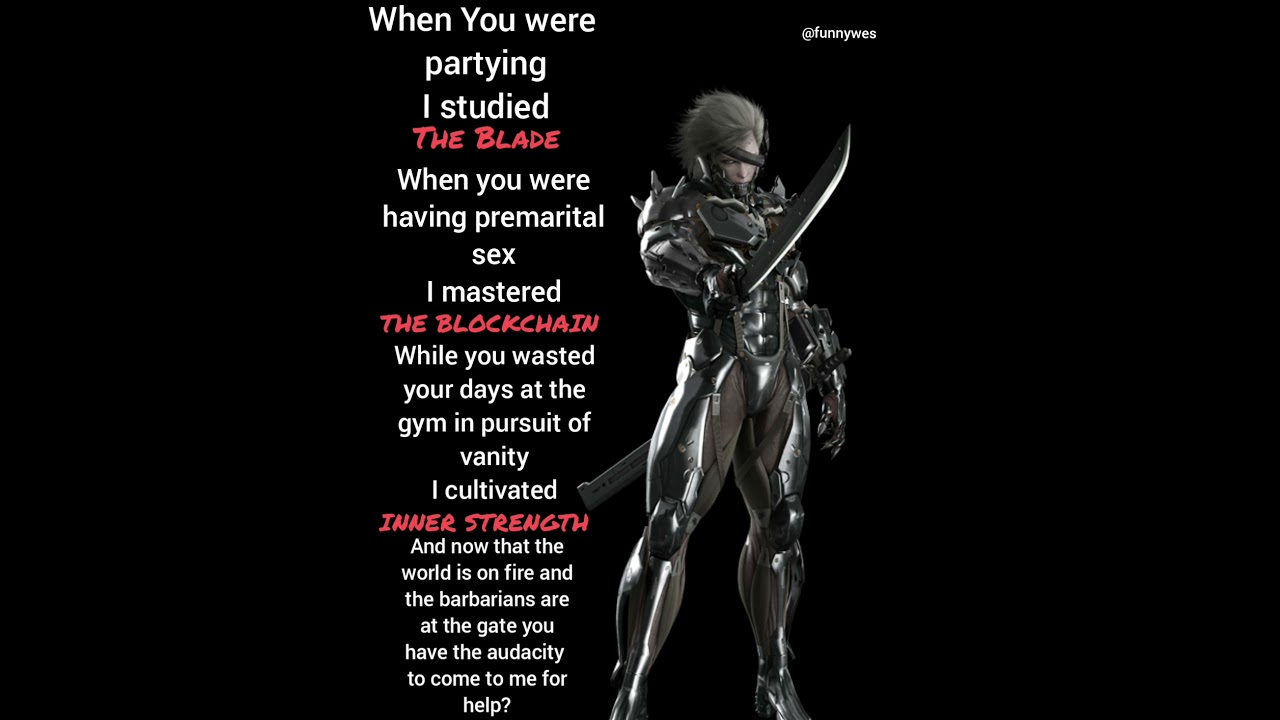 raiden studied the blade - YouTube