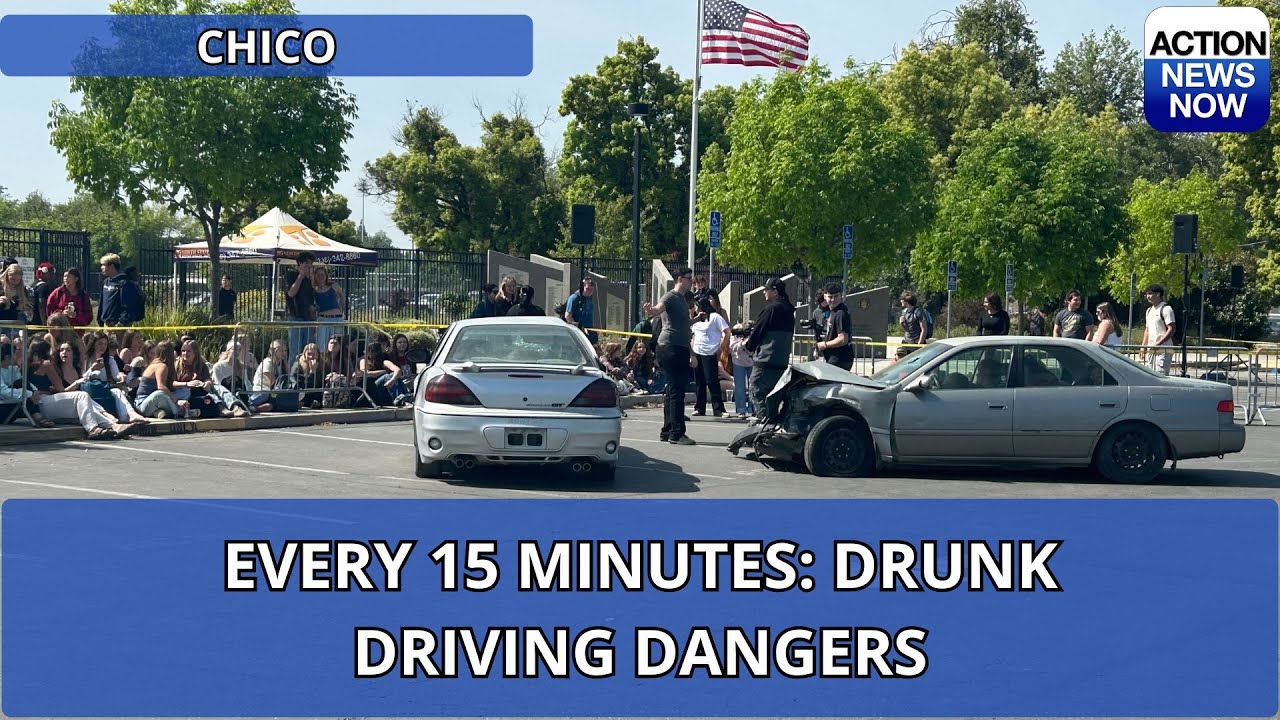 Graphic DUI demonstration sends powerful message to Chico teens - YouTube