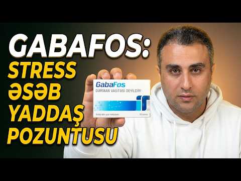 Gabafos tablet Stress Əsəb Yaddaş pozuntusu