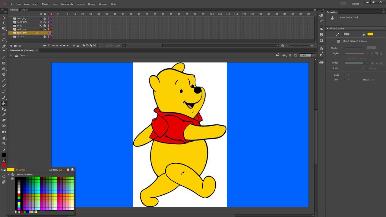 Adobe Animate - Character Drawing - Part 2 - YouTube