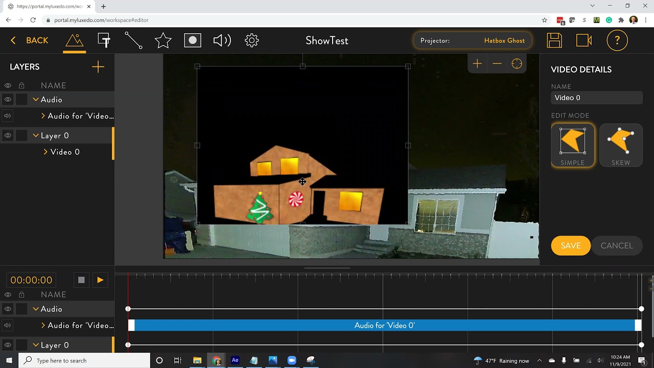 Playing Pre-made Show In Luxedo? - YouTube