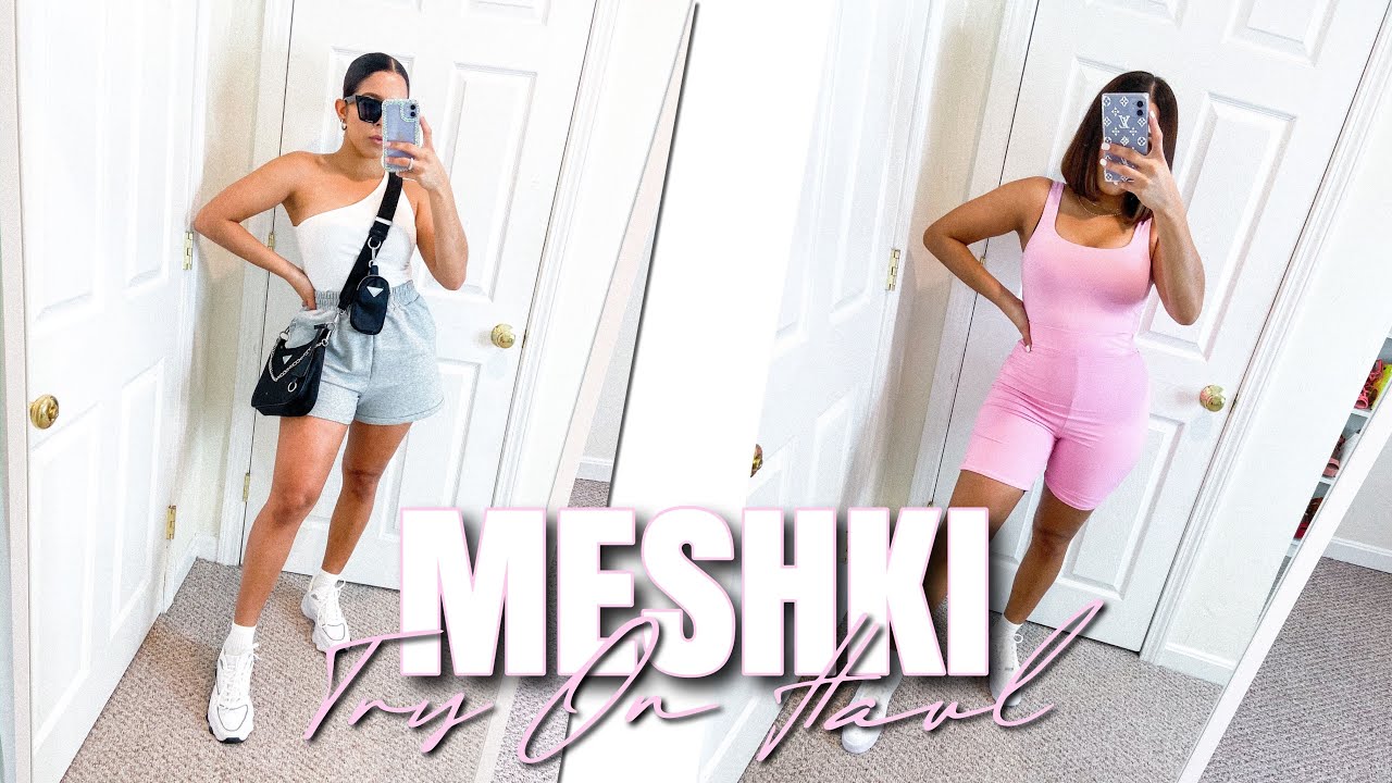MESHKI BASICS TRY ON HAUL - YouTube