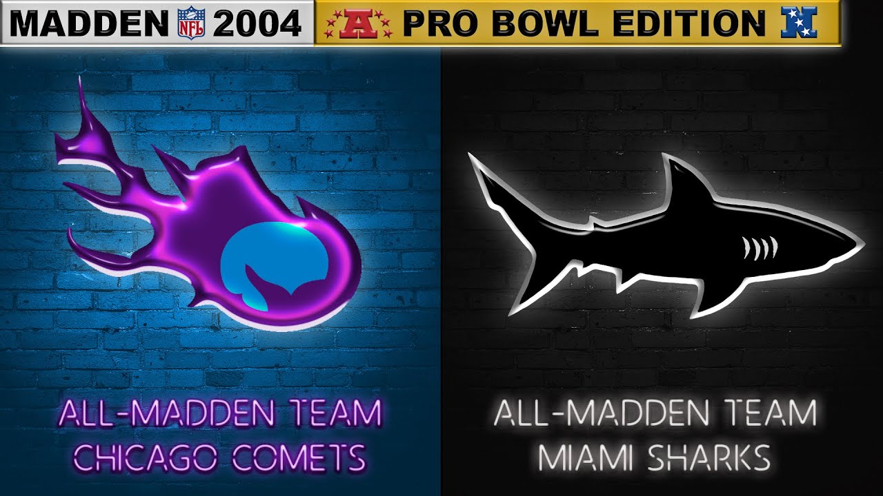 Madden NFL 2004 Mod - All-Madden Chicago Comets vs. All-Madden Miami ...