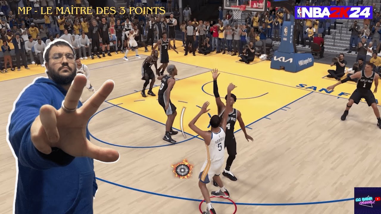 Un match serré ! WEMBY (SPURS) VS MP (WARRIORS) NBA 2K24 - YouTube