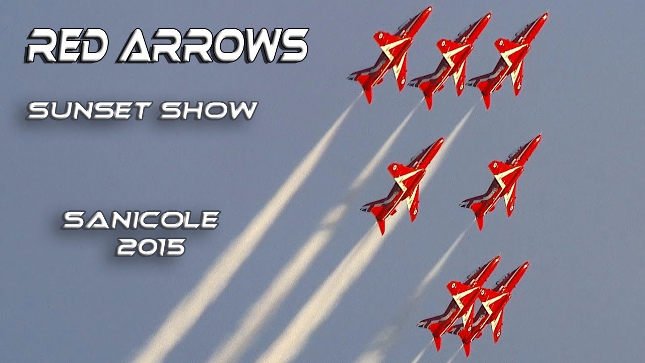4Kᵁᴴᴰ 4K UHD Red Arrows Fantastic Sunset Display - YouTube
