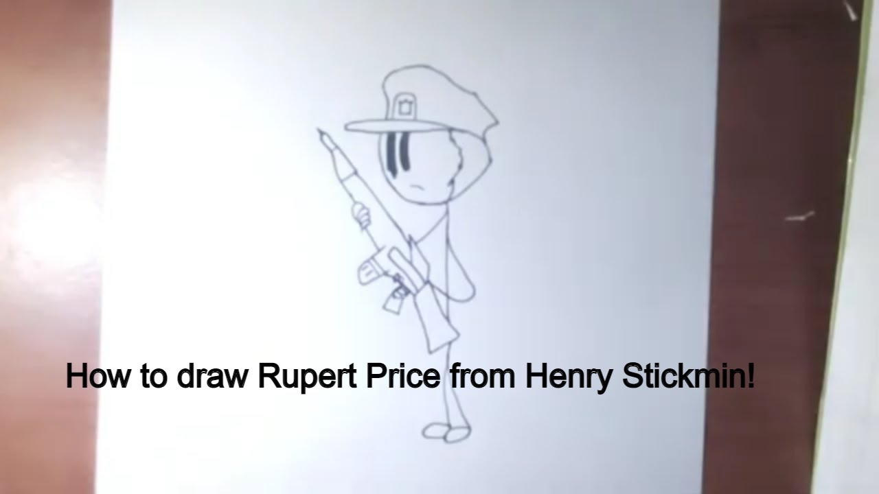 How to draw Rupert price from henry stickmin - YouTube