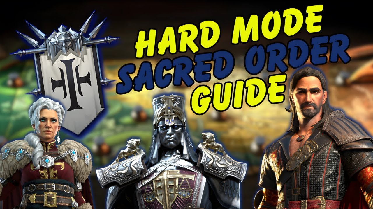 Sacred Order Hard Mode 1-21 FULL GUIDE | How to 3★ Every Stage & Trial ...