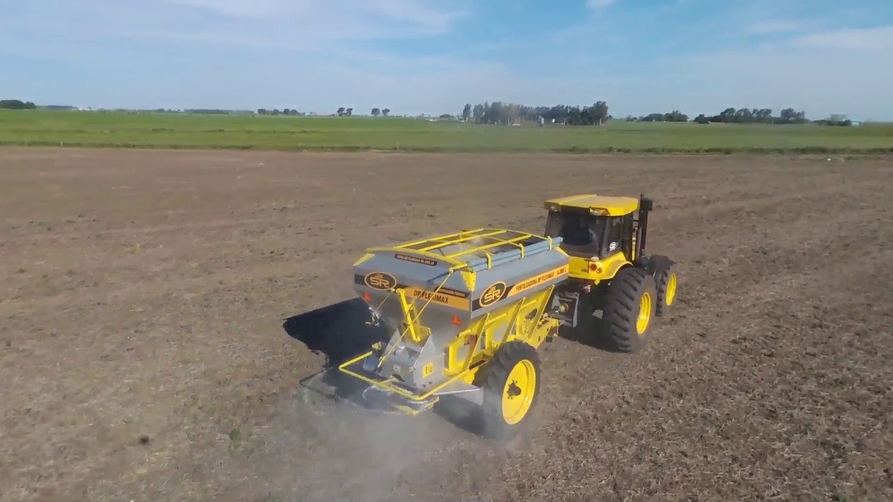 Fertilizadora al voleo SR DP-FLEXI 4500 y DP-FLEXIMAX 6000 - YouTube