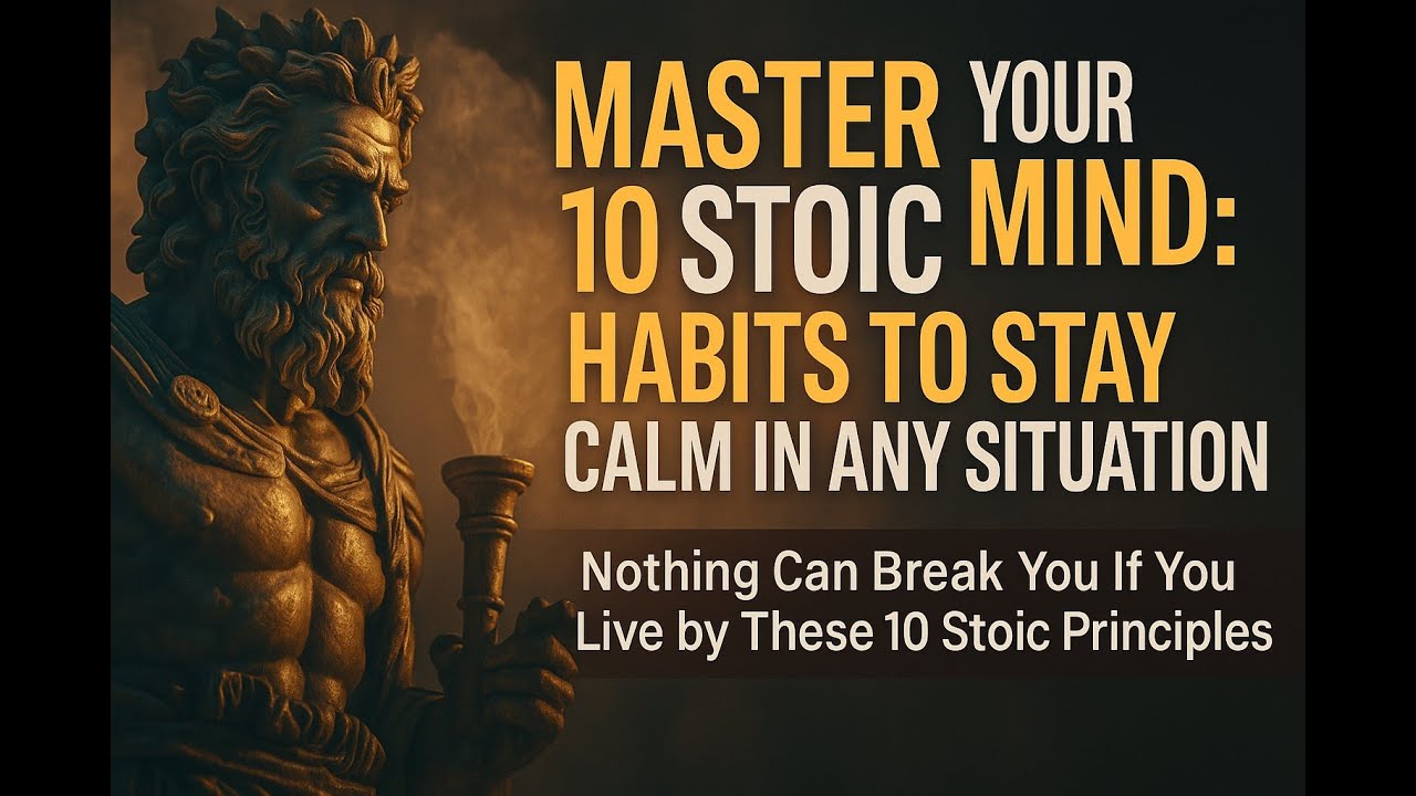 Master Your Mind: 10 Stoic Habits to Stay Calm in Any Situation | Stoic ...