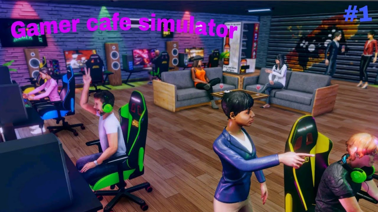 Welcome back! with new game gaming cafe simulator #1 | Gaming cafe ...