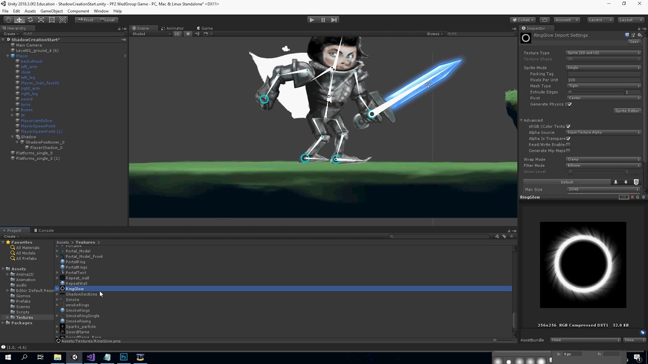 Creating a Player Shadow - YouTube