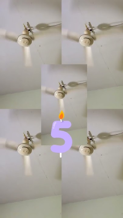 Ceiling Fan Noise & 5-6-7-8-9 Learning Numbers Video Effect | Kipas ...