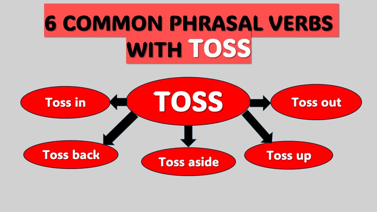 6 COMMON PHRASAL VERBS WITH TOSS. - YouTube