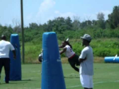 Dedrick Tucker Hamilton Tigercats workout - YouTube