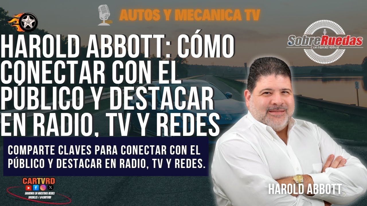 "HAROLD ABBOTT EN VIVO: CÓMO CONCECTAR CON EL PÚBLICO Y TRIUNFAR EN LOS ...