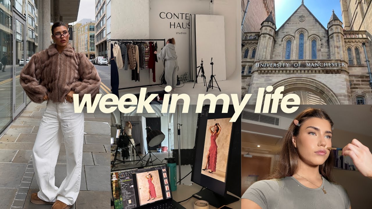 my week as a model & uni student 📸🏫 | VLOG - YouTube