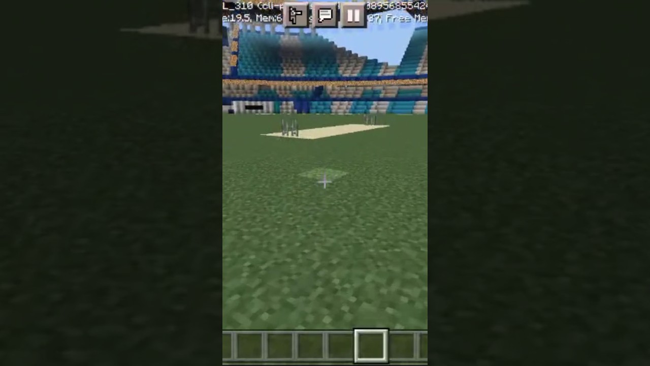 cricket stadium in Minecraft 🤯🤯 #mm i #minecraft #minecraftdaily #ipl # ...