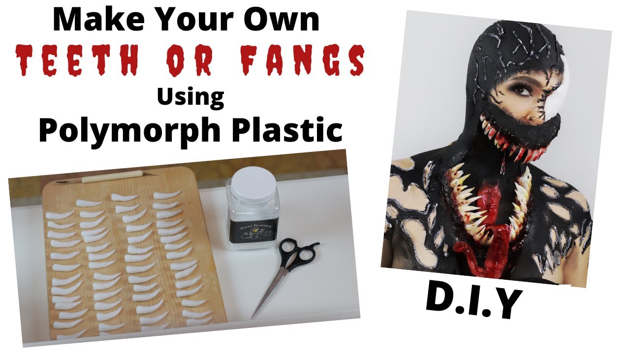 How To Make Your Own Teeth or Fangs with Polymorph Plastic | (Quick and ...