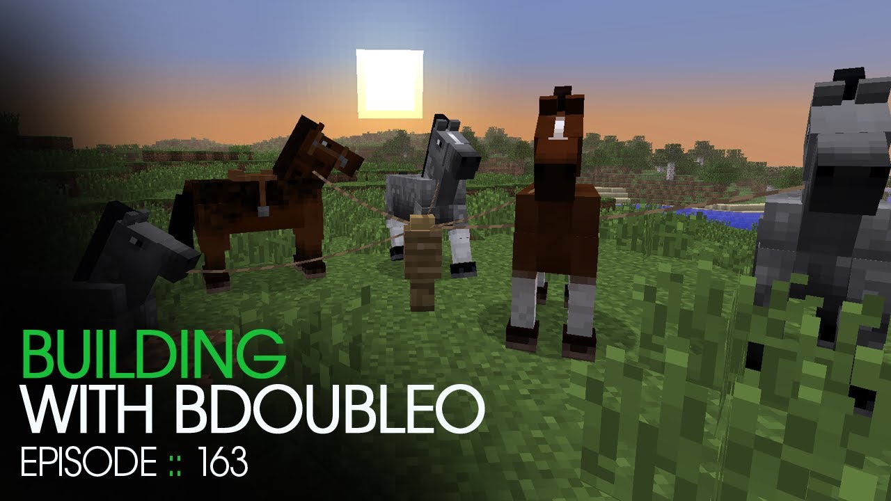 Minecraft Building with BdoubleO - Episode 163 - Meet Sammy - YouTube