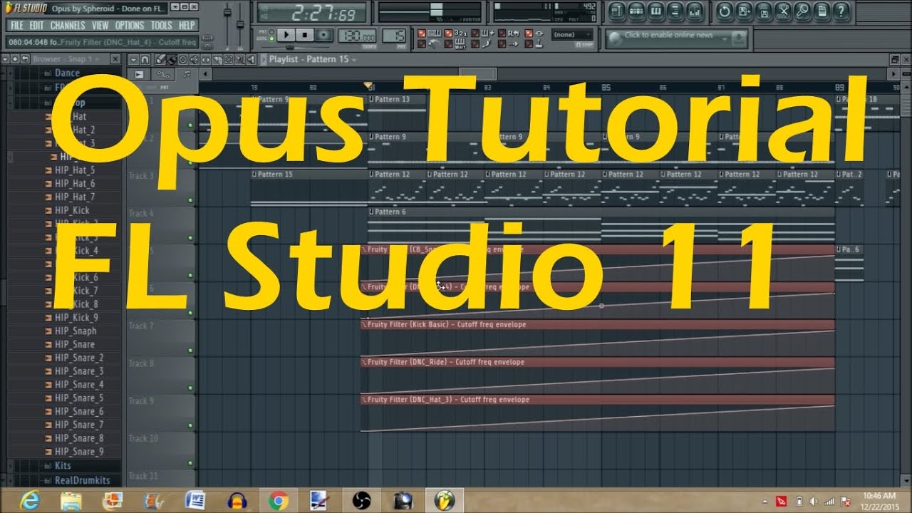 Opus Tutorial Pt.1 - FL Studio 11 - YouTube