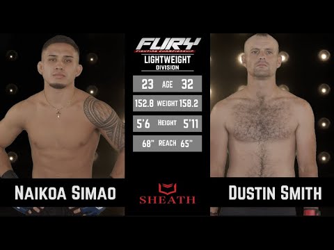 Fury 54 AS Naikoa Simao vs Dustin Smith - YouTube