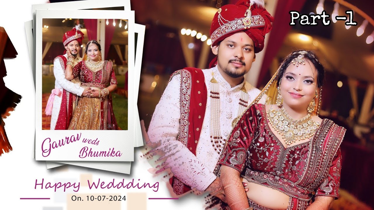 Happy Marriage 10-07-2024 Gaurav weds Bhumika. Part-1 Photo by- Daga ...