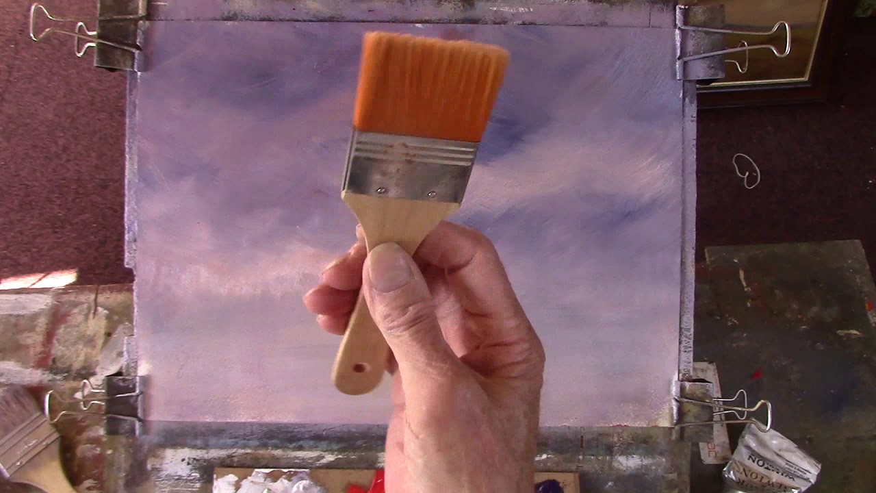 Abstract reflection. Knife and brush oil painting - YouTube